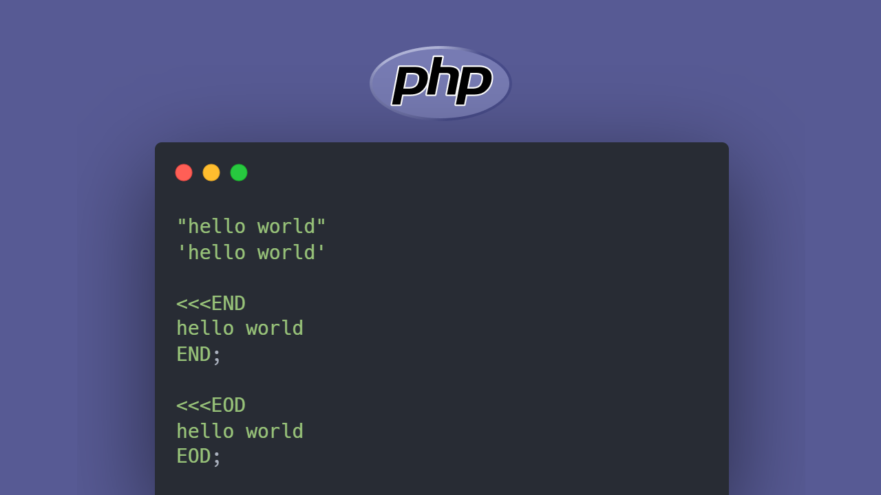 String PHP