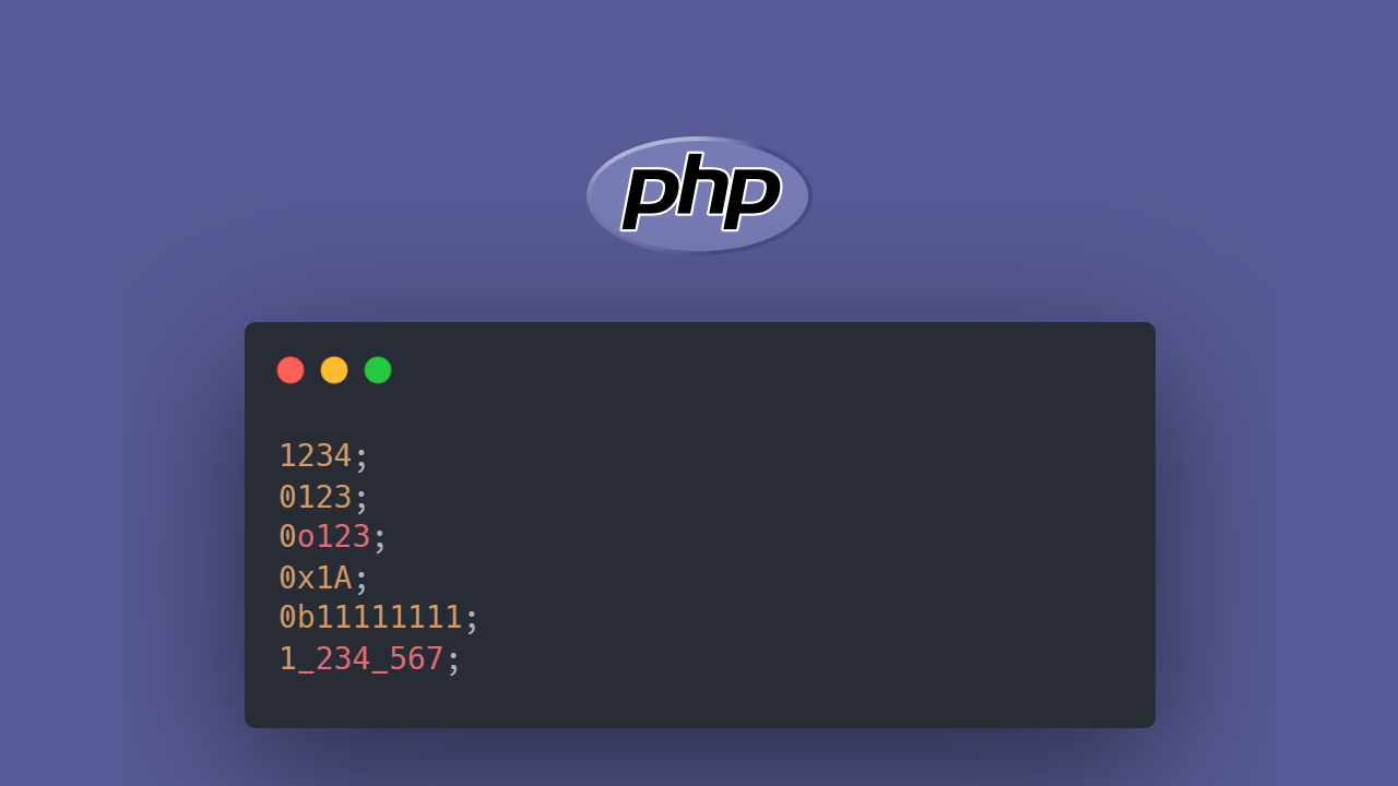 Integer PHP
